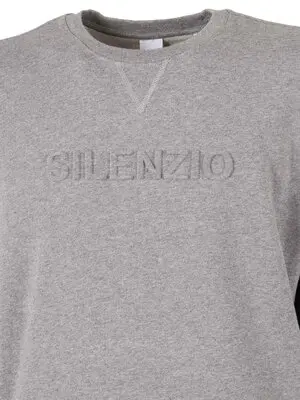 Aspesi Embossed Detail Crewneck Sweatshirt - Gray