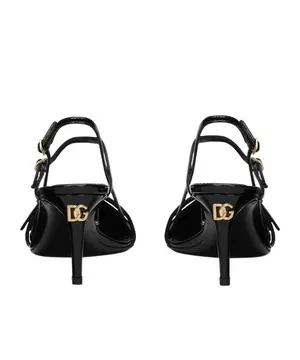 Dolce & Gabbana Dg Logo Plaque Slingbacks