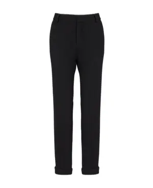 Balmain High-rise Tapered Trousers - Black