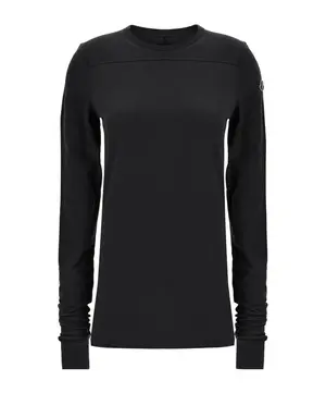 Moncler Embroidered Logo Jumper - Black