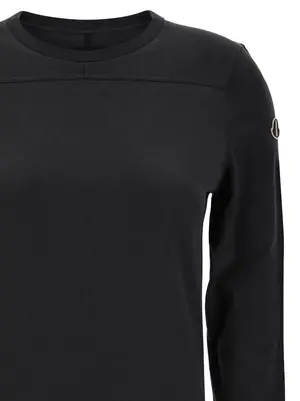 Moncler Embroidered Logo Jumper - Black