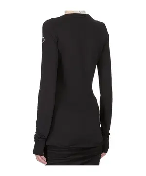 Moncler Embroidered Logo Jumper - Black