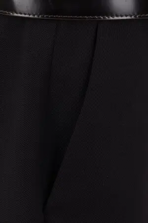 Prada Belted Midi Skirt