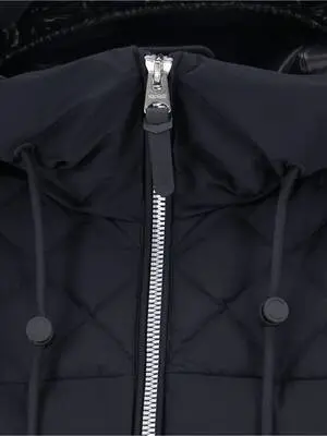 Mackage Zip-up Drawstring Down Jacket With Quilted Detailing