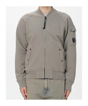 C.P. COMPANY Patch-pocket Zip-fastening Sweatshirt