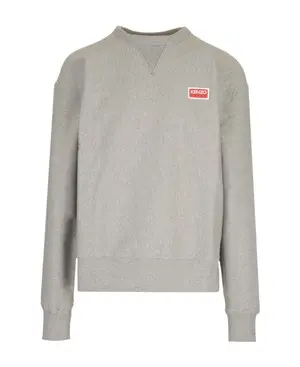 Kenzo Logo Patch Crewneck Sweatshirt