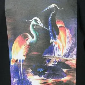 Heron Preston Graphic Print Cotton T-shirt - Black