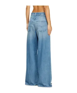 DIESEL® 1996 D-sire-s6 Embroidered Jeans - Medium Blue