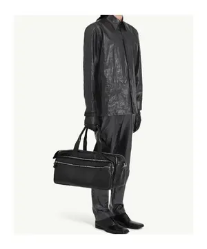 MAISON MARGIELA Shiny Coated Shirt - Black