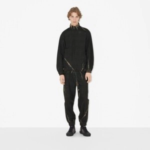 Burberry Zip-up Jacket With Checked Print