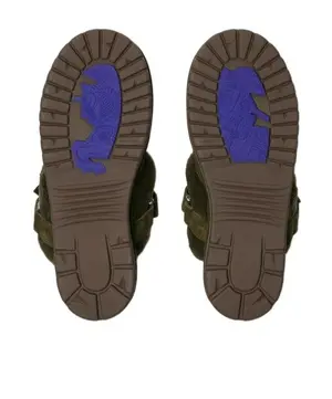 Burberry Slip-on Low Slippers With Sheepskin Lining And Ekd Sole Detailing - Loch