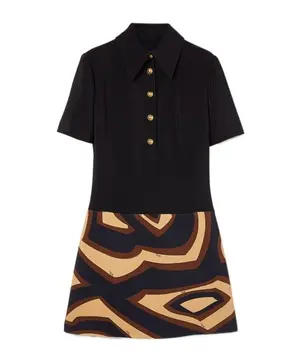 Emilio Pucci Labyrinth Print Short Dress