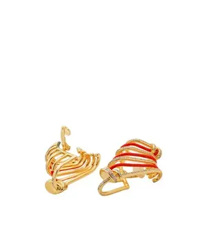 Fendi Filo Embellished Earcuffs
