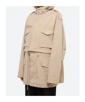 Helmut Lang Convertible Field Jacket With Drawstring Waist