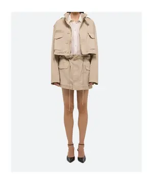 Helmut Lang Convertible Field Jacket With Drawstring Waist