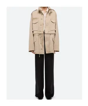 Helmut Lang Convertible Field Jacket With Drawstring Waist