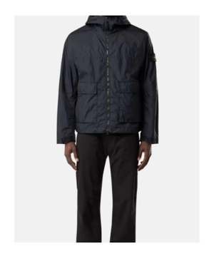 Stone Island Hooded Jacket With Logo Patch