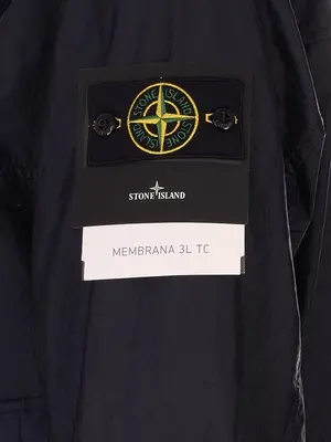 Stone Island Hooded Jacket With Logo Patch