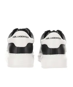Karl Lagerfeld Logo-appliqué Leather Sneakers