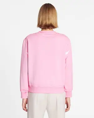 LANVIN Logo Embroidered Crewneck Sweatshirt