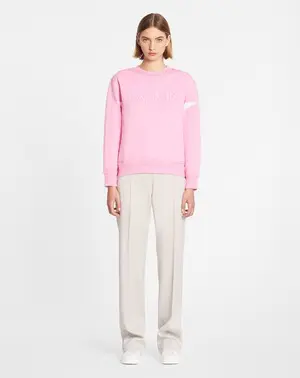 LANVIN Logo Embroidered Crewneck Sweatshirt