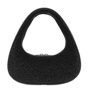 Coperni Studded Zippered Shoulder Bag - Black