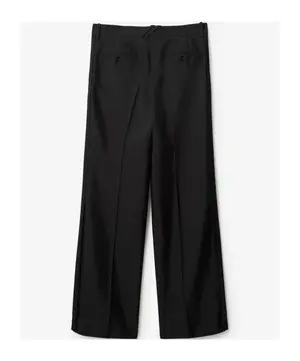 Burberry Tailored Trousers With Logo Charm