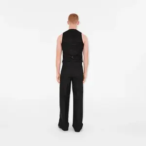 Burberry Tailored Trousers With Logo Charm