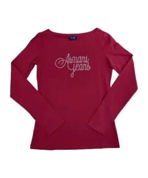 Emporio Armani Long Sleeve T-shirt - Red