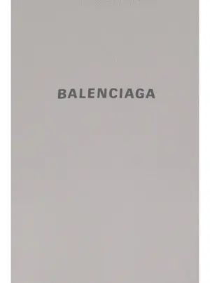Balenciaga Logo Print Long Sleeve T-shirt