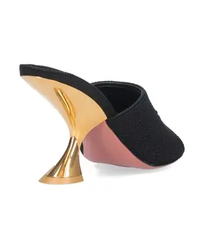 Amina Muaddi Taylor High-heeled Sandals - Black