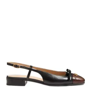 Valentino Garavani Bow Detailed Slingback Flats