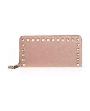 Valentino Garavani Rockstud Zip-up Wallet