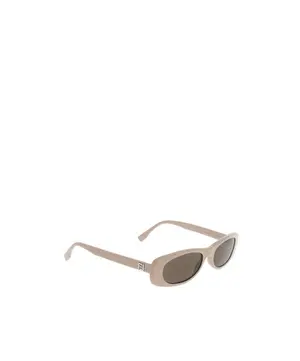 Fendi Oval Frame Sunglasses - Grey