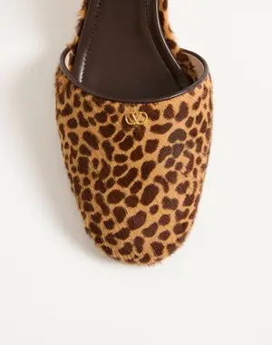 Valentino Garavani Leopard Print D'orsay Pumps With Tassel Ankle Strap
