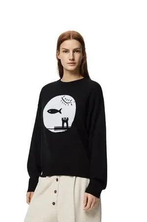 Loewe Inlaid Wool Pullover