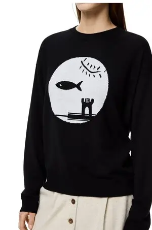 Loewe Inlaid Wool Pullover