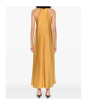 FORTE_FORTE Halterneck Bow-tie Dress