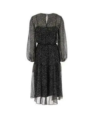 Max Mara Belted Polka Dot Dress