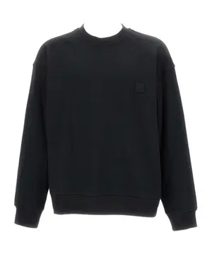WOOYOUNGMI Floral Motif Crewneck Sweater - Black
