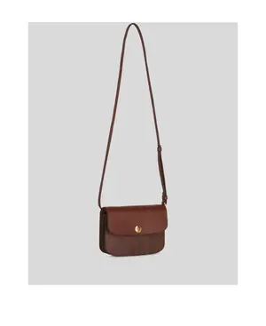 Etro Logo Shoulder Bag - Brown