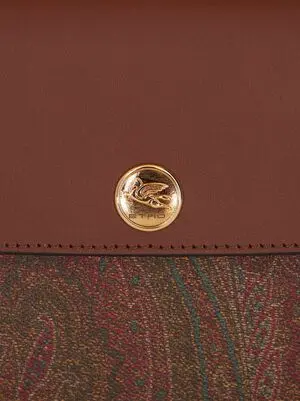 Etro Logo Shoulder Bag - Brown