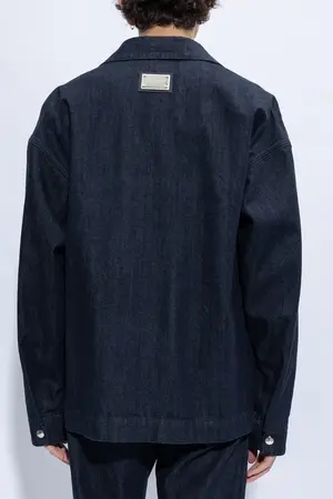 Dolce & Gabbana Dolce Gabbana Zipped Denim Shirt