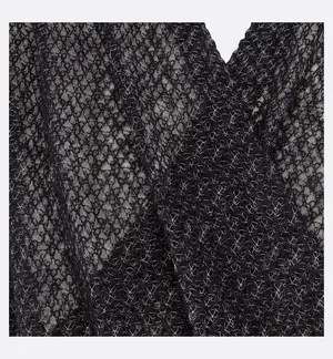 Dior Mid-length Wrap Dress With Trumpet Cut