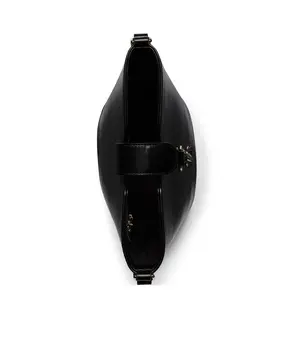 Gucci Mini Bucket Bag With Striped Strap - Black