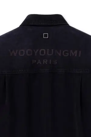 WOOYOUNGMI Denim Shirt With Back Logo