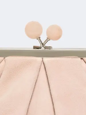 Max Mara Valois Small Clutch Bag - Pink