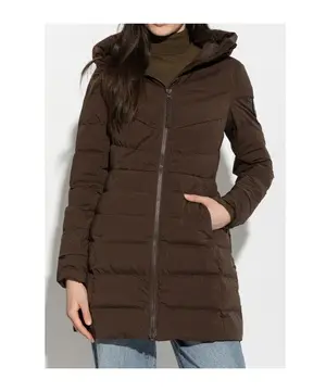 Canada Goose Clair Hooded Padded Coat - Brown