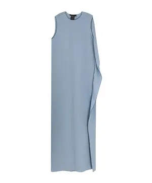 Max Mara Odessa Crewneck Sleeveless Dress - Blue