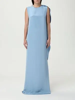 Max Mara Odessa Crewneck Sleeveless Dress - Blue